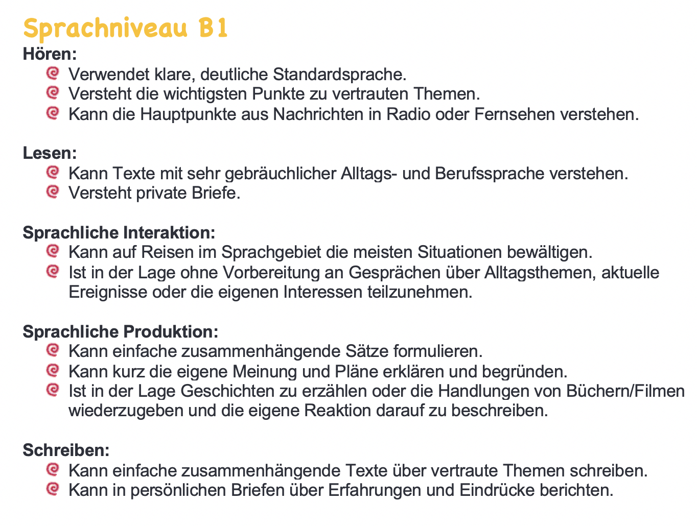 Sprachniveau von A1 bis C2 erklärt – Sprachschule für Russisch und ...